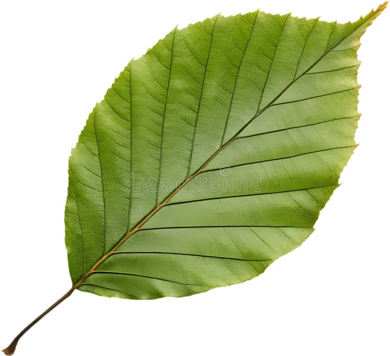 Vibrant Beech Tree Leaves, Elegant Botanical Clipart. Stock ...