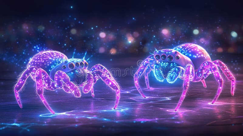 Bioluminescent Spiders Stock Photos - Free & Royalty-Free Stock Photos ...