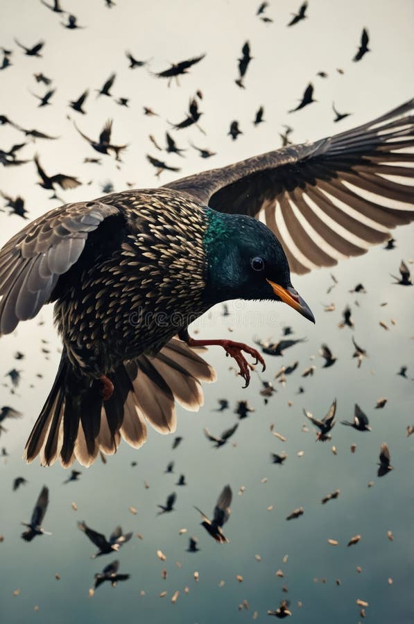Dense Murmuration Stock Illustrations – 15 Dense Murmuration Stock ...