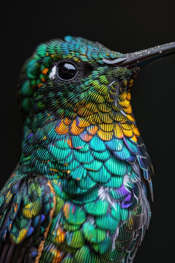 A Vibrant Bird Up Close, Perfect for Nature Themes Stock Image - Image ...