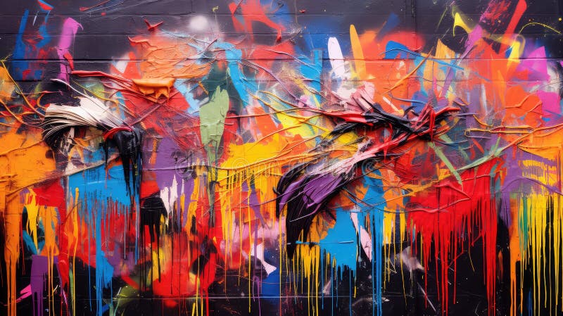 Vibrant black brush stock illustration. Illustration of captivating ...