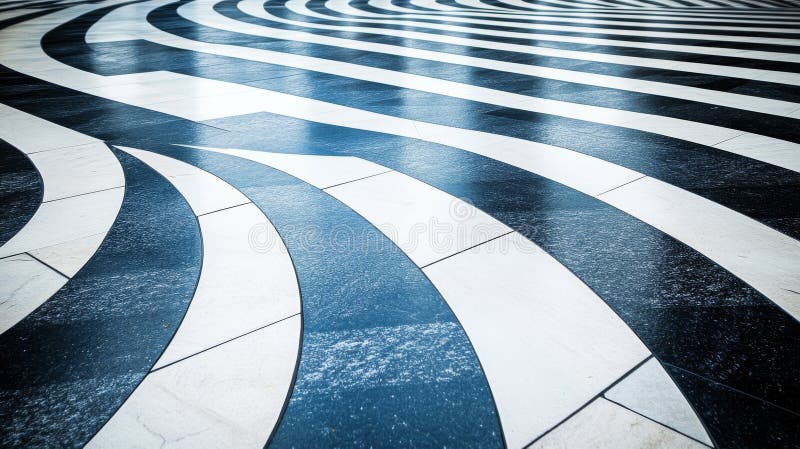 Vibrant Black and White Abstract Patterns Bring Visual Depth and ...