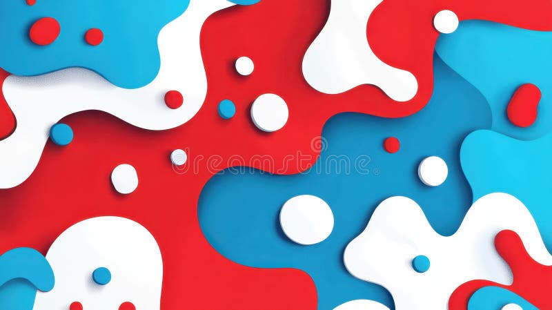 A Vibrant Blend of Blue and Red Creates a Bold Abstract Background ...