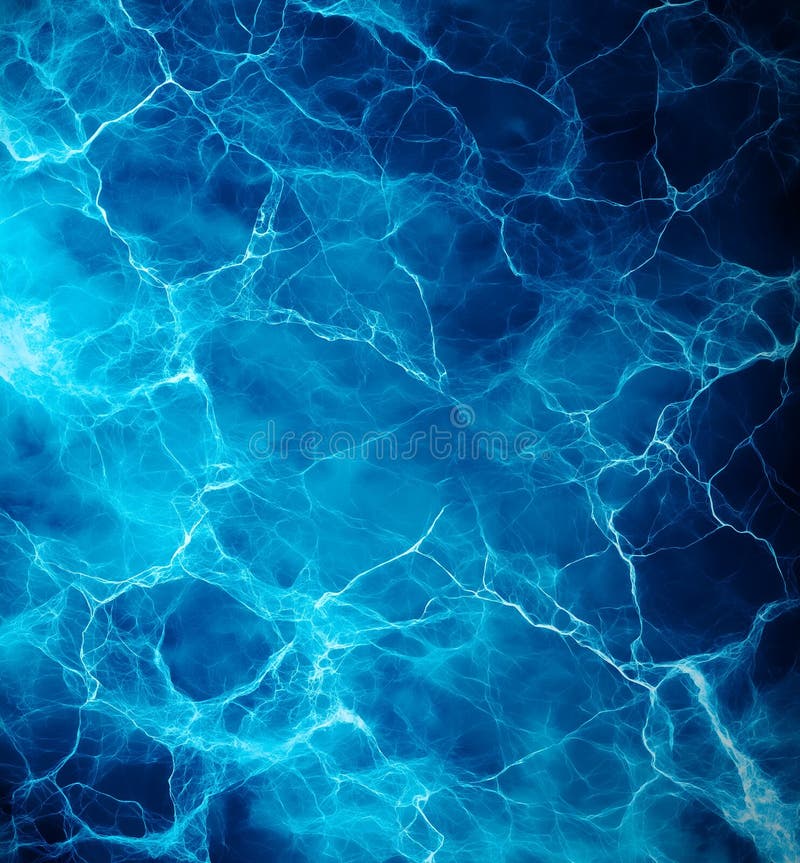 Vibrant Blue Abstract Background with Flowing Water Like Patterns and ...