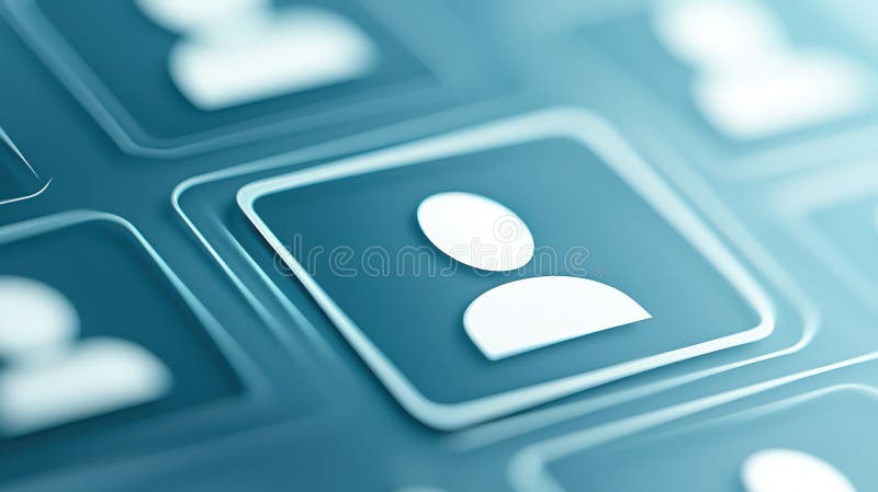 Vibrant Blue Backdrop Illuminates Closeup of Modern Computer Keyboard ...