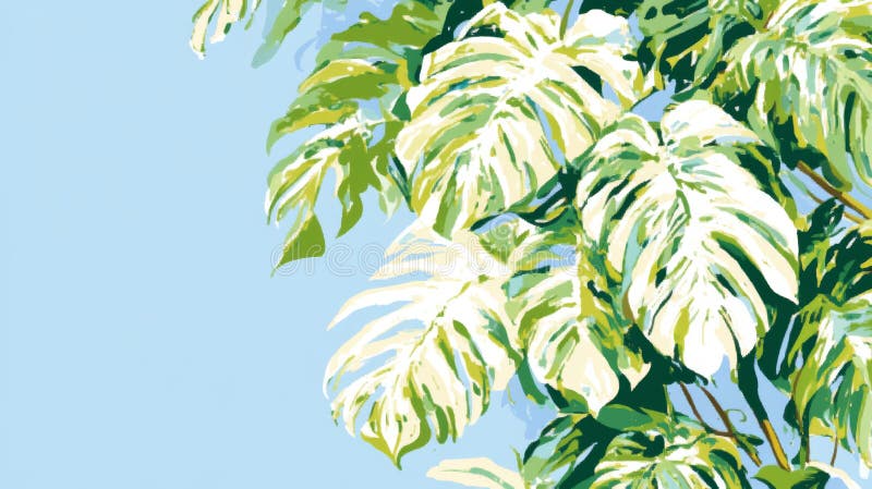 A Vibrant Blue Background Provides the Setting for a Stunning ...