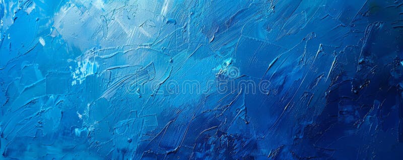 A Vibrant Blue Background with a Slight Gradient and a Textured Finish ...