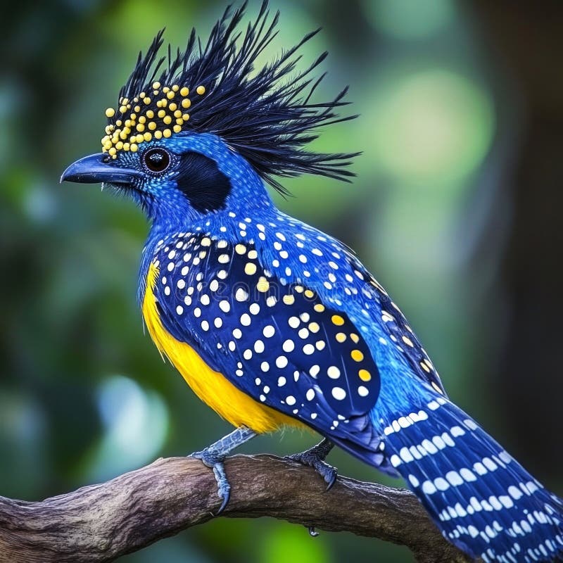 This Vibrant Blue Bird Displays Stunning Colors and Unique Patterns ...