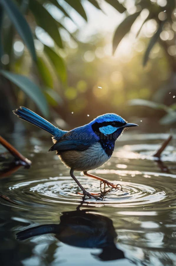 Blue Wren Stock Illustrations – 251 Blue Wren Stock Illustrations ...