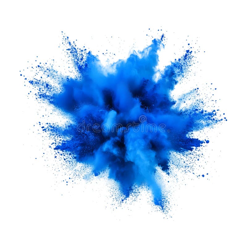Vibrant Blue Color Explosion Abstract Background Texture for Design ...