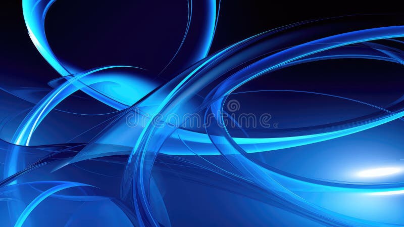 Vibrant Blue Dynamic Background Stock Illustration - Illustration of ...
