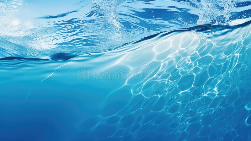 Vibrant Blue Dynamic Background Stock Illustration - Illustration of ...