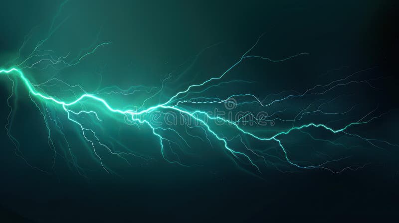 Vibrant Blue Electric Lighting on Abstract Electrical Background Stock ...