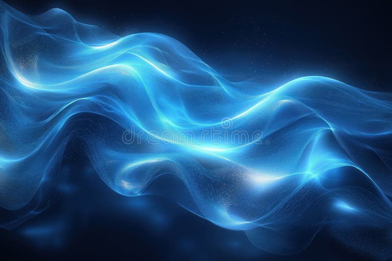 Vibrant Blue Energy Background Representing Vitality Dynamism Stock ...