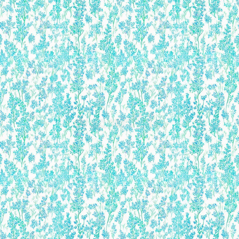 Vibrant Blue Floral Patterns Creating a Seamless Design for Decor Stock ...