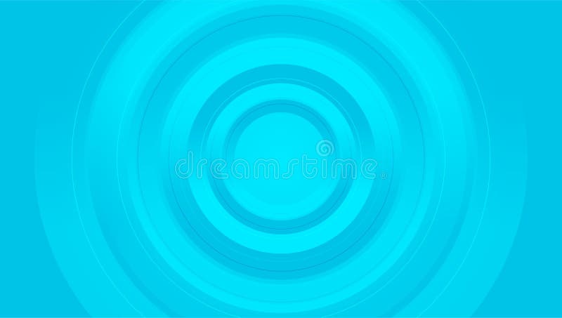 Vibrant Blue Geometric Tech Background with Minimal Circles Stock ...