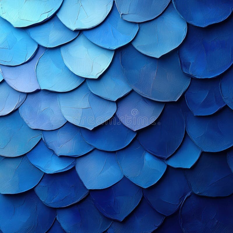 Vibrant Blue Gradient Background with Textured Scales, Creating ...
