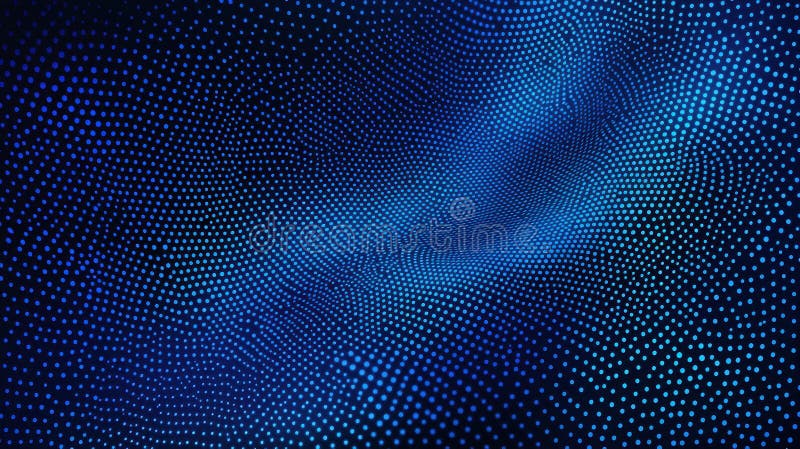 Vibrant Blue Gradient Halftone Texture Creates a Sleek Backdrop ...
