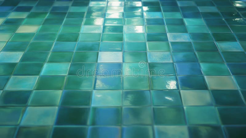 Vibrant Blue and Green Tile Texture for Interior Design and Decor Stock ...