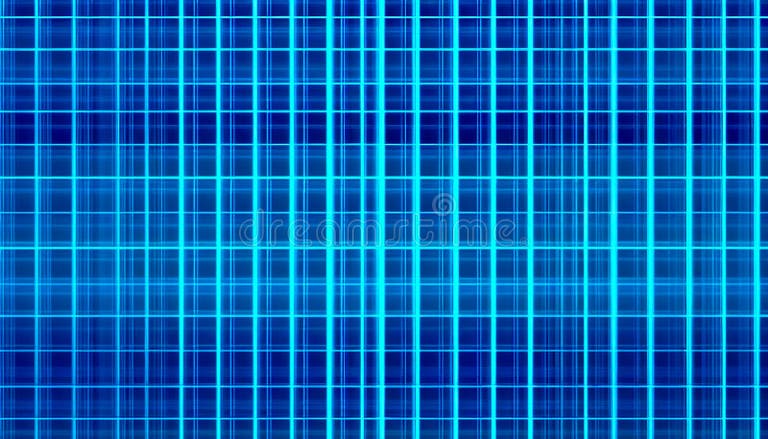 Vibrant Blue Grid Pattern Creating a Sense of Modern Design Stock ...