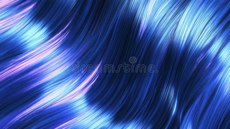 Vibrant Blue Hair Texture for Creative Design and Styling Inspiration ...