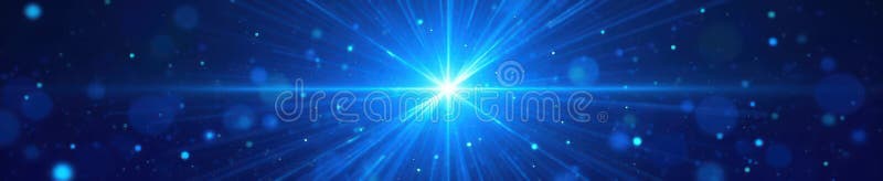 Vibrant Blue Light Radiating from Central Point , Radiant, Glow, Light ...