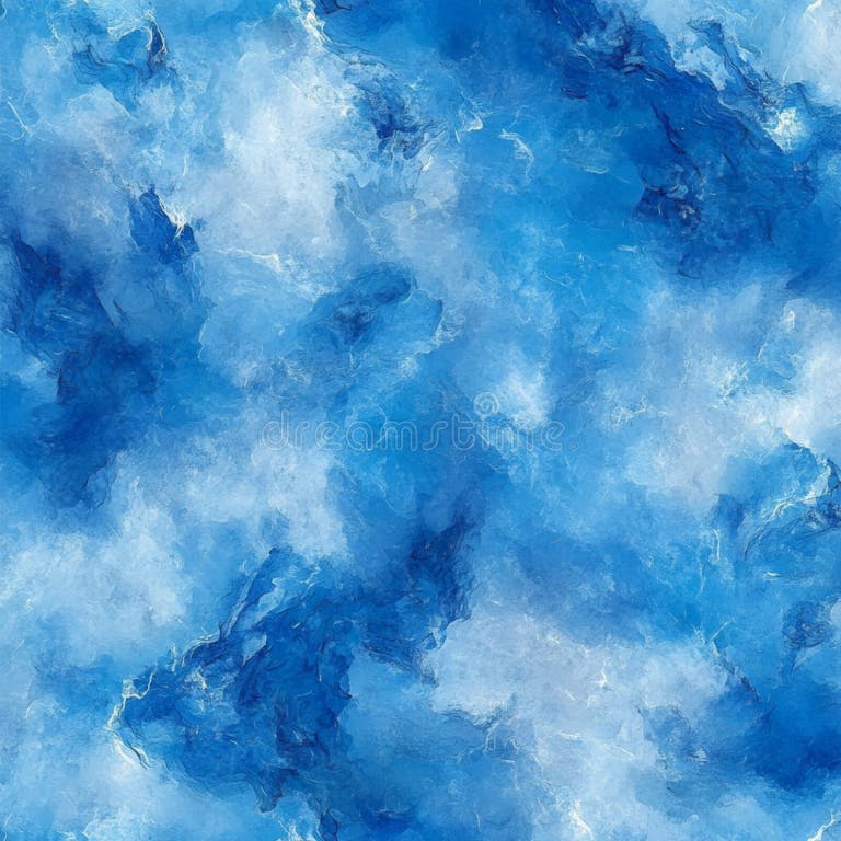 Vibrant Blue Marble Texture with White Clouds and Dynamic Patterns ...