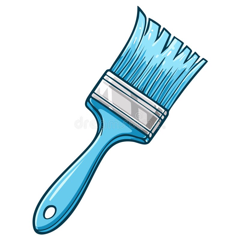 Paint Brush Cartoon Stock Illustrations – 61,359 Paint Brush Cartoon ...