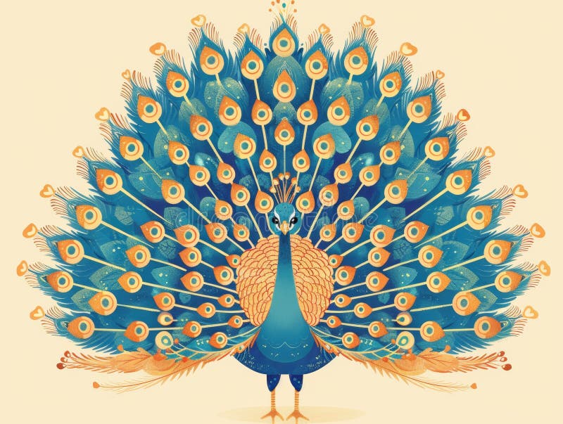 Peacock Tail Pattern Stock Illustrations – 8,010 Peacock Tail Pattern Stock Illustrations ...