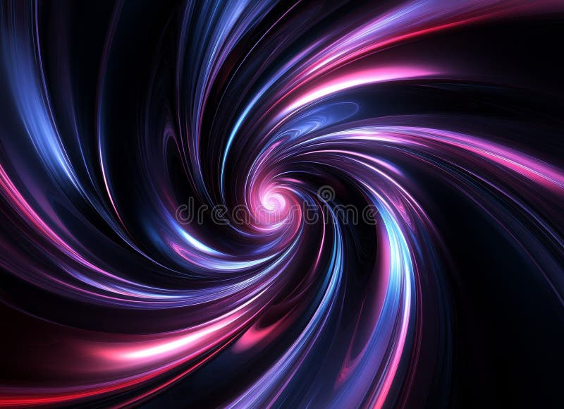 Vibrant Blue and Red Light Streaks on a Dark Backdrop Form a Dynamic ...