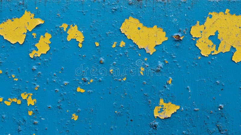 Vibrant Blue and Saffron Grunge Texture for Artistic Design and ...