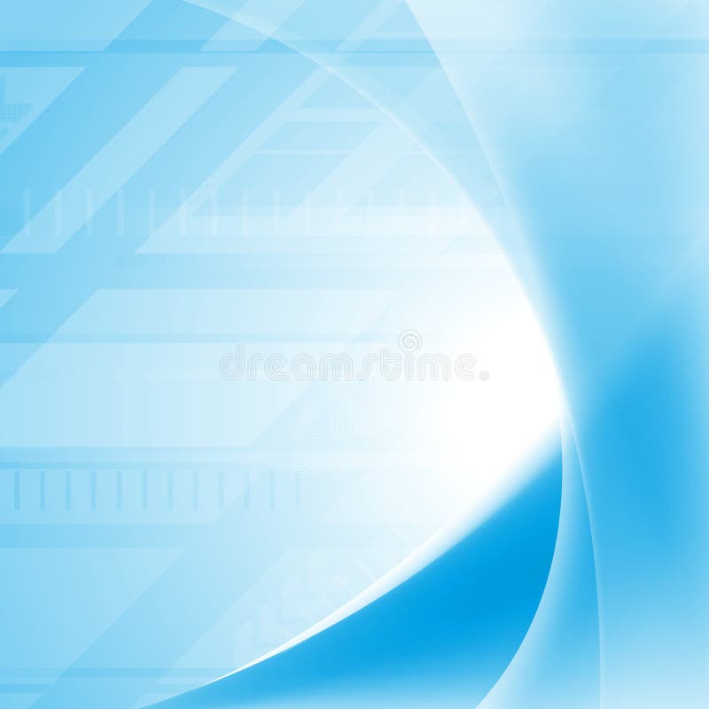 Vibrant Blue Tech Waves Background Stock Vector - Illustration of color ...