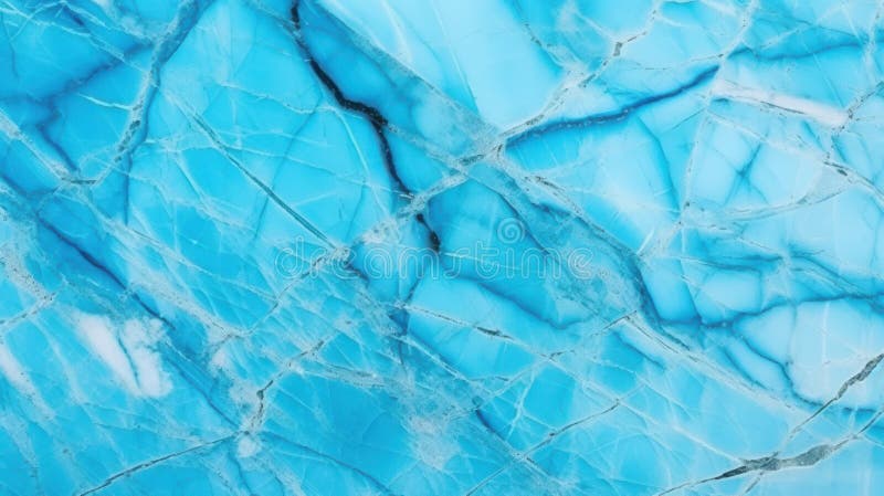 Vibrant Blue Turquoise Marble Texture Background Stock Illustration ...