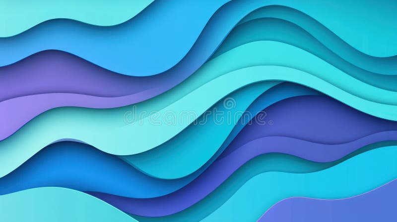 A Vibrant Blue Wave Design, Merging Abstract Art with Modern Textures ...