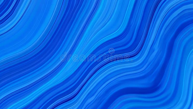Vibrant Blue Waves: an Abstract Display of Fluidity in Color and Form ...