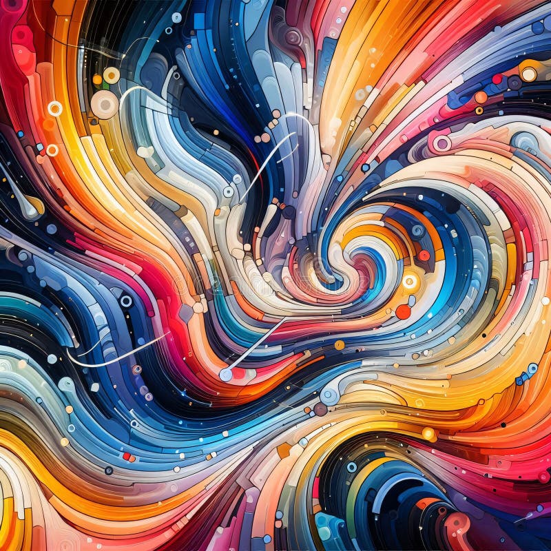 A Vibrant BMX Race Illustration with Dynamic Poses and Intense Colors ...