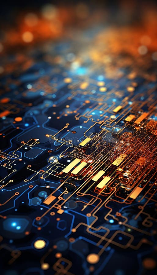 Colorful Motherboard stock image. Image of component, colourful - 4728241