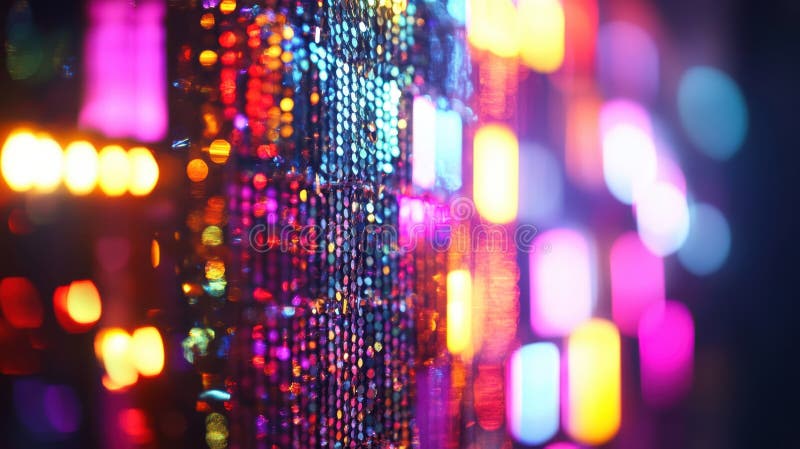 Vibrant Bokeh Lights Background Abstract in High Resolution Stock Photo ...