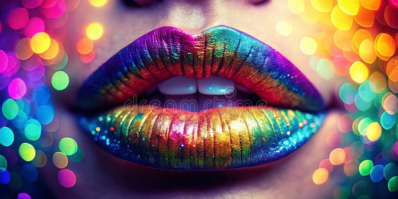 Vibrant Bokeh Lip Sync Chart Backgrounds Abstract Designs for Dynamic ...