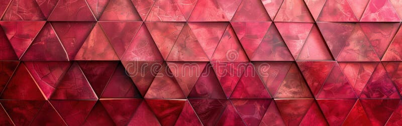 Triangular Mosaic Tile Texture in Red and Pink for Wall or Floor ...