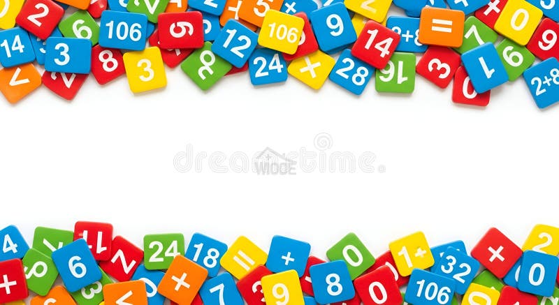 Numbers Border Stock Illustrations – 6,168 Numbers Border Stock ...