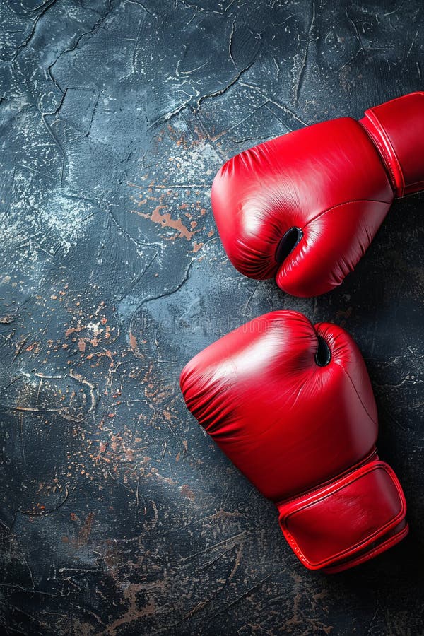 Vibrant Boxing Gloves Poster with Ample Space for Impactful Text ...