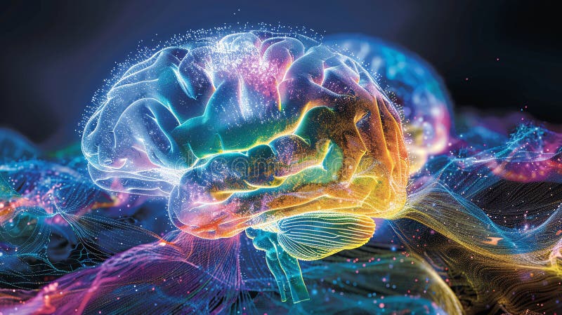 Vibrant Brain Activity Visualized with Multicolored Illumination and ...