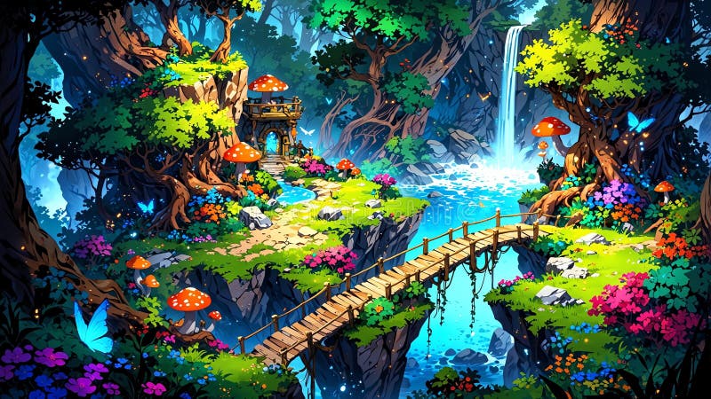 Enchanted Fo Background Stock Illustrations – 11 Enchanted Fo ...