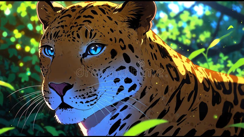 Leopard Anime Stock Illustrations – 241 Leopard Anime Stock ...