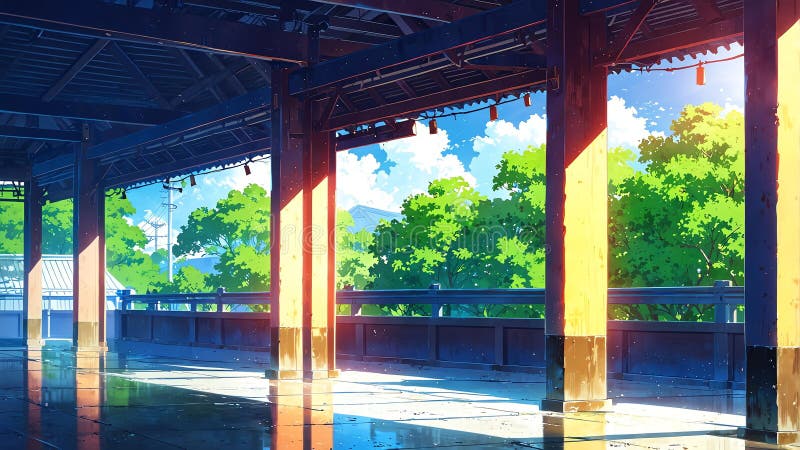 Pavilion Anime Stock Illustrations – 107 Pavilion Anime Stock ...