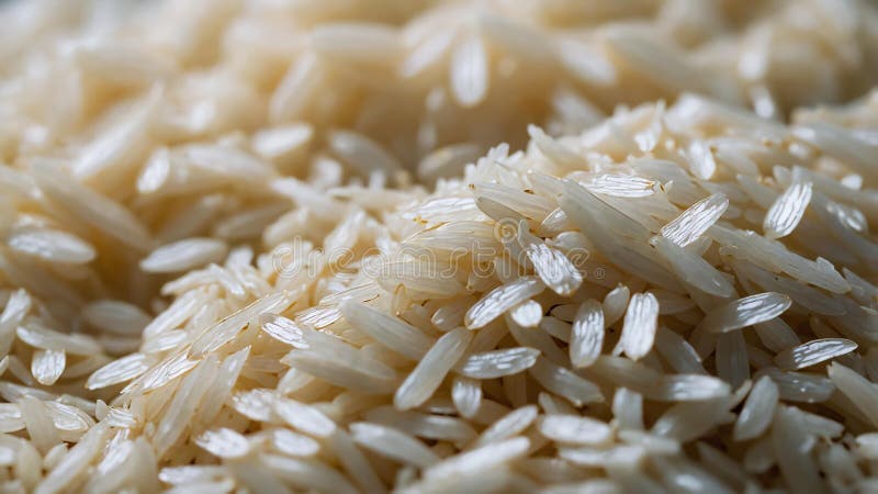 Vibrant and Bright View of White Rice in Cinematic Clo Ai Generated ...