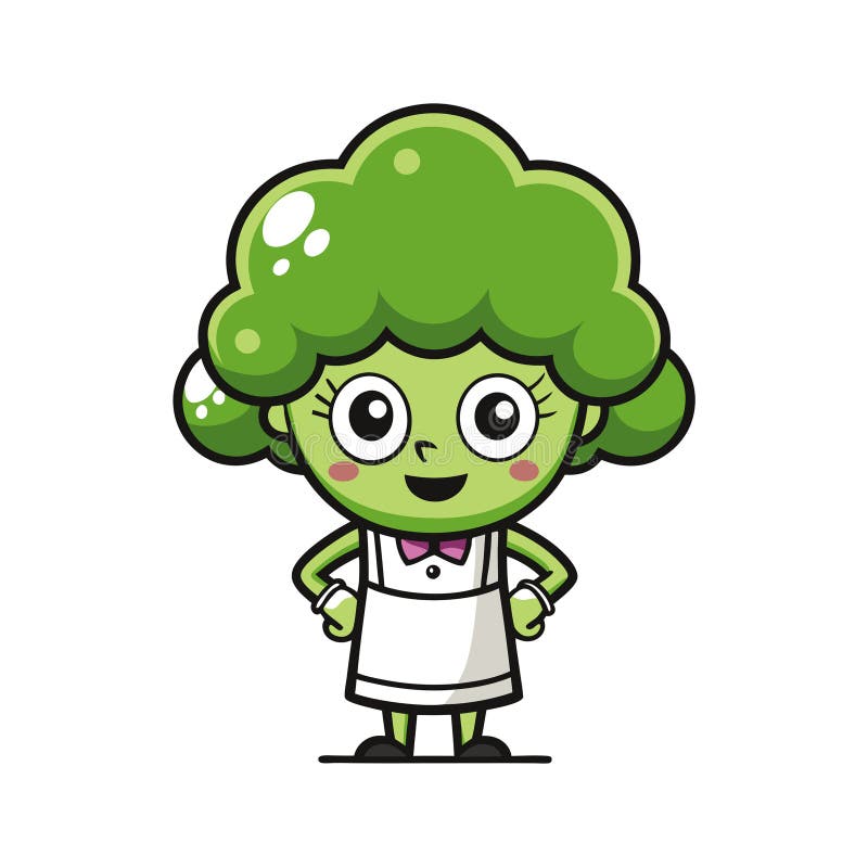 Vibrant Broccoli Artwork for Fun DIY Stock Illustration - Illustration ...