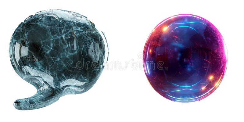 Vibrant Bubble Shapes Highlight Creative Design Elements Stock Image ...