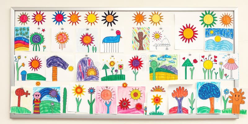 Inspiring Bulletin Board a Colorful Canvas for Student Creativity and ...
